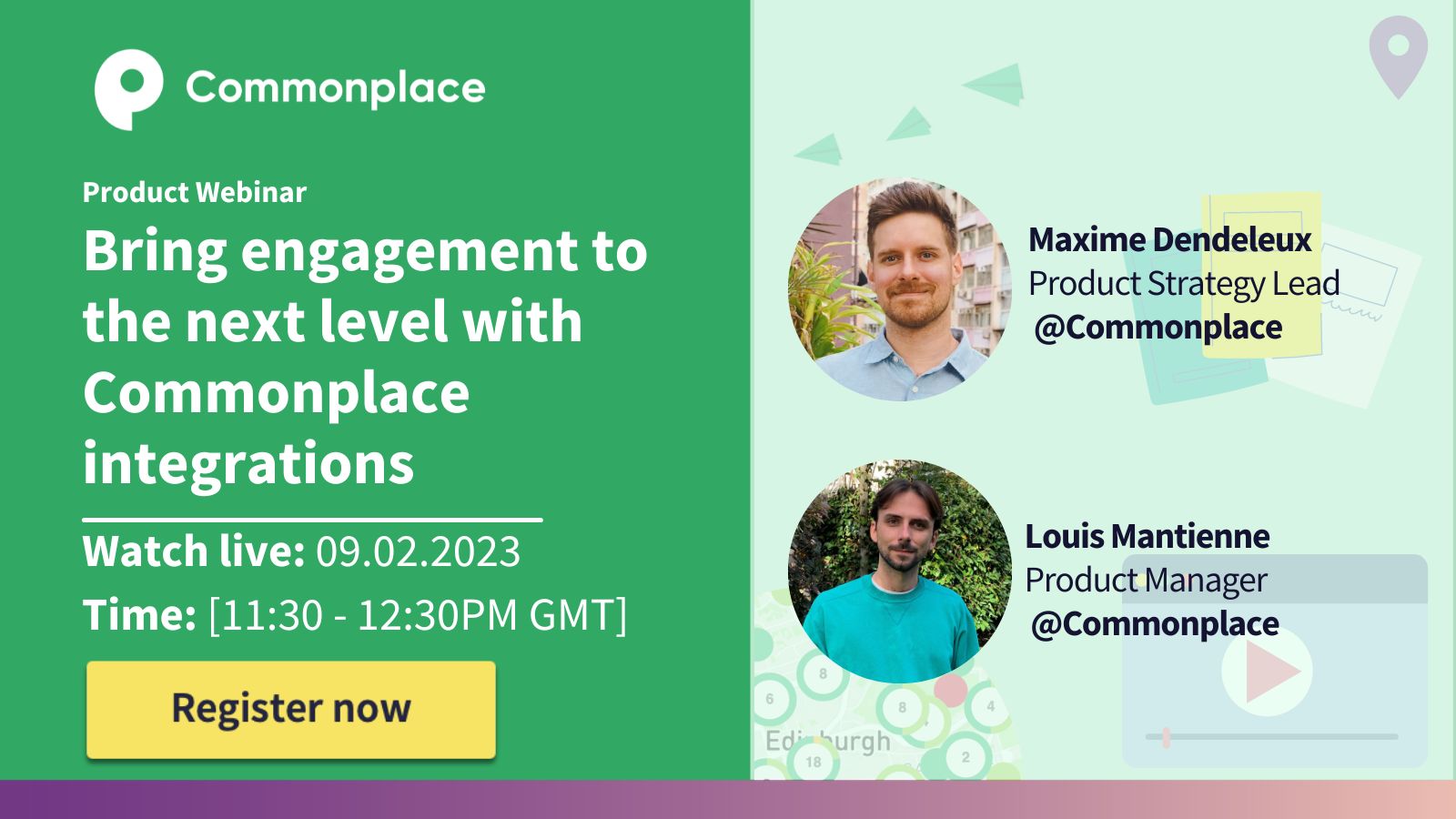 Webinar | Commonplace Integrations